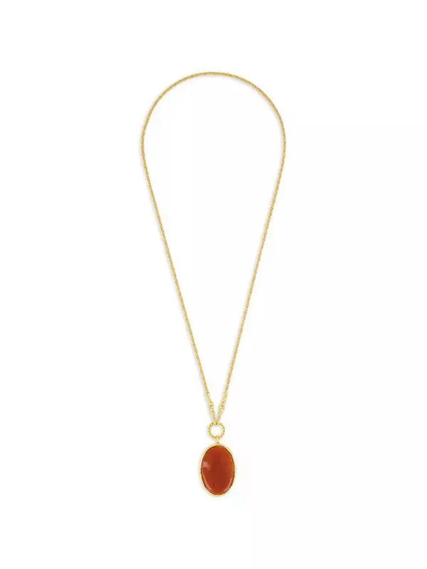 Sylvia Toledano Talisman Jasper Necklace - Gold