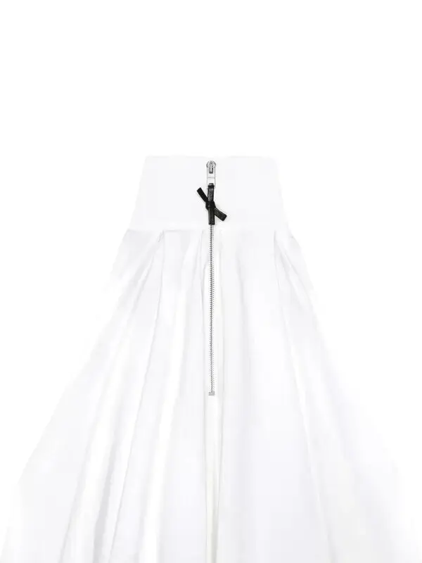 Givenchy Tie-neck Pleated Mini Dress