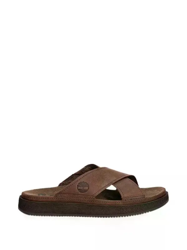 Timberland Cross-strap Leather Sandals