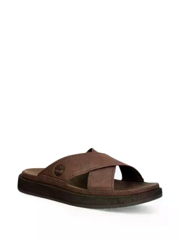 Timberland Cross-strap Leather Sandals