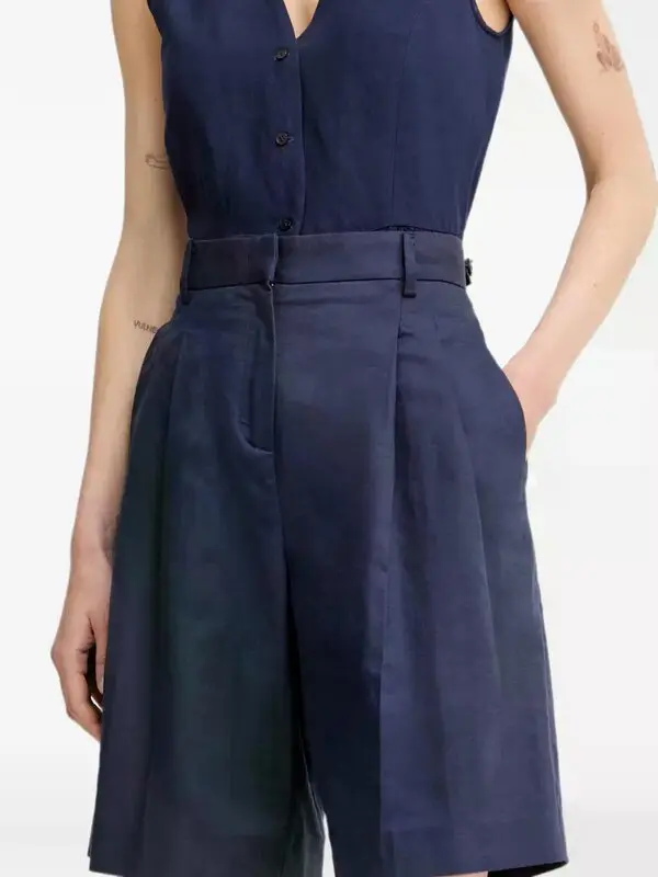 TRUSSARDI Pleated-waistband Shorts