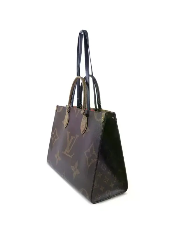 LOUIS VUITTON Monogram Giant On The Go Tote Bag - Brown