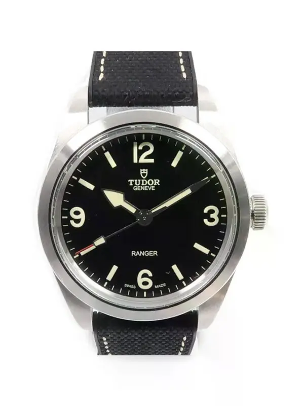 TUDOR Ranger 39mm Automatic Watch With Stainless Steel Case And Textile Strap - Black