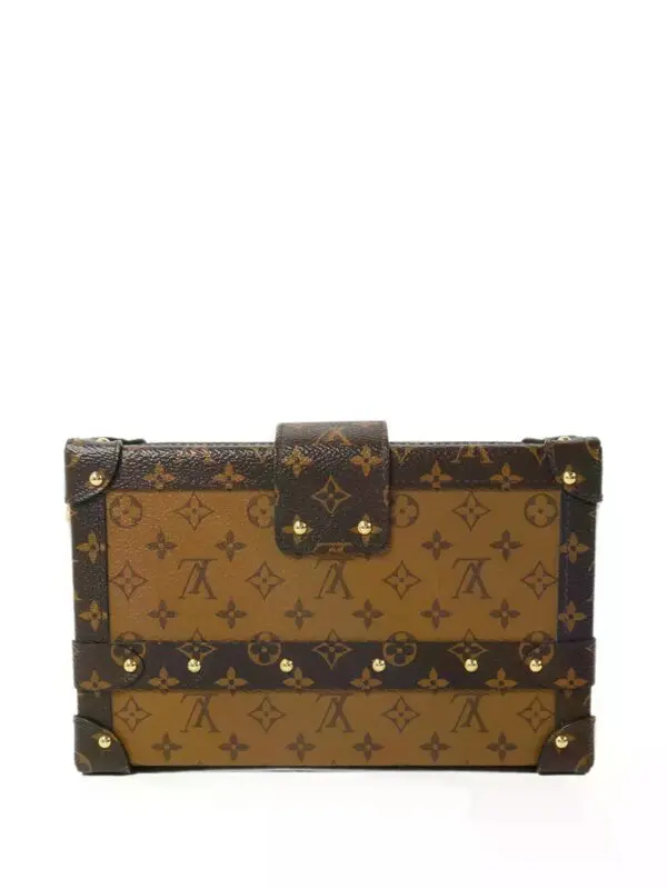 LOUIS VUITTON Petite Malle Monogram Reverse Shoulder Bag