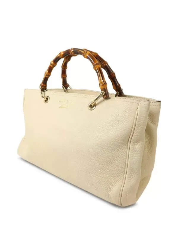 Gucci Bamboo Shopper Shoulder Bag - Neutrals