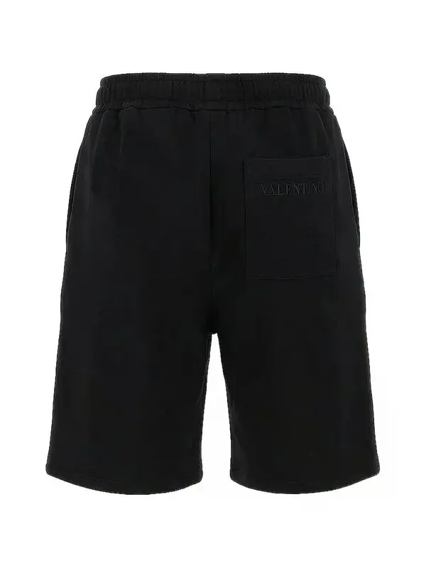 Valentino Garavani Logo-embroidered Drawstring Shorts