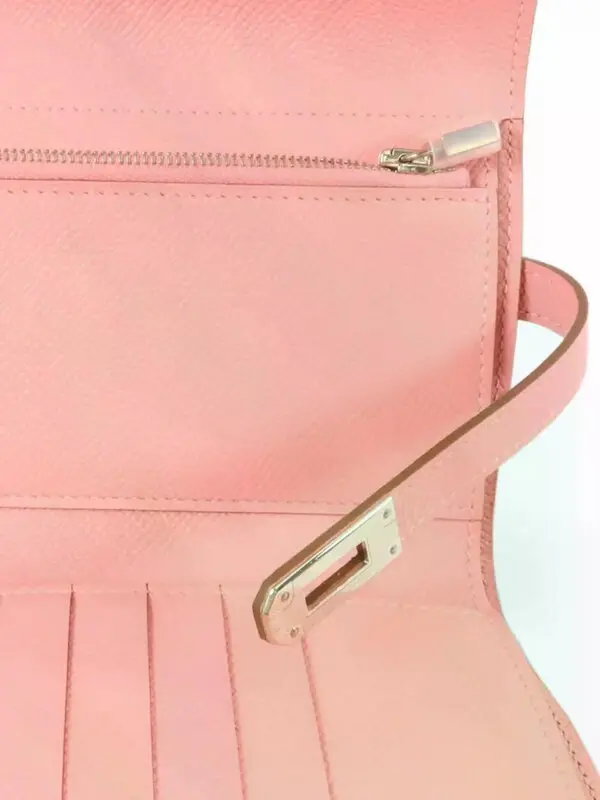 Hermès Kelly Epsom Trifold Wallet - Pink