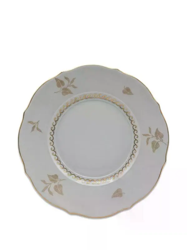 GINORI 1735 Elegance Leaf-print Plate