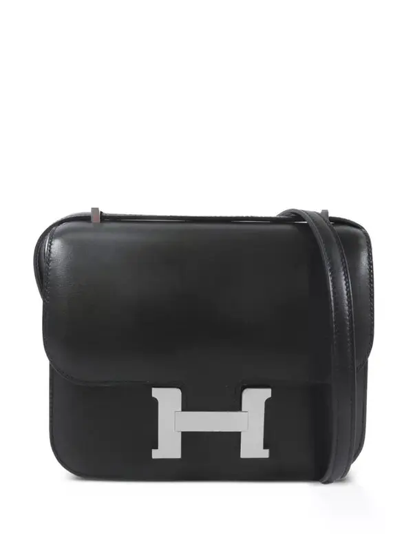 Hermès Mini Constance Shoulder Bag - Black