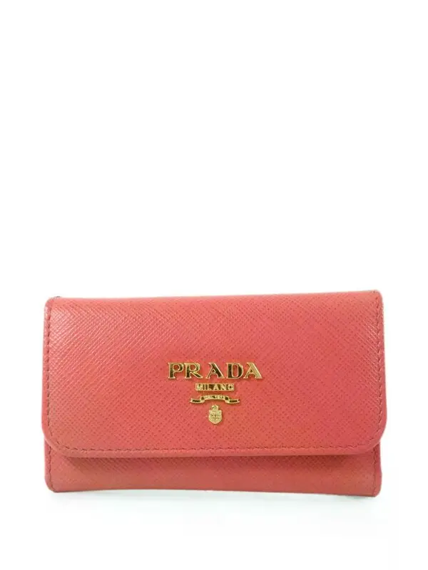 Prada Saffiano Leather Key Holder