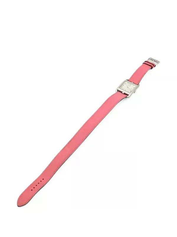 Hermès Cape Cod 23mm Watch With Pink Calf Leather Strap