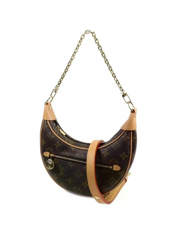 LOUIS VUITTON Loop Monogram Canvas Tote Bag - Brown