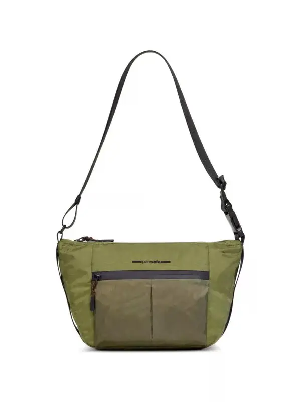 PIQUADRO Logo-print Zip-fastening Shoulder Bag