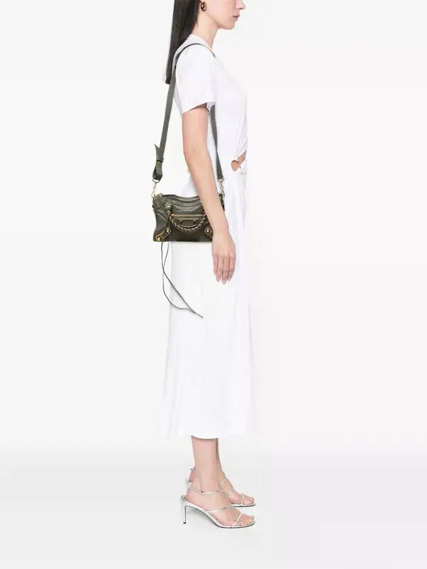 Balenciaga Mini Goatskin Satchel - Grey