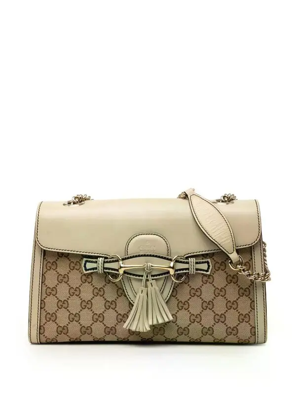 Gucci 2000-2015 Medium Gg Canvas Emily Shoulder Bag - Neutrals