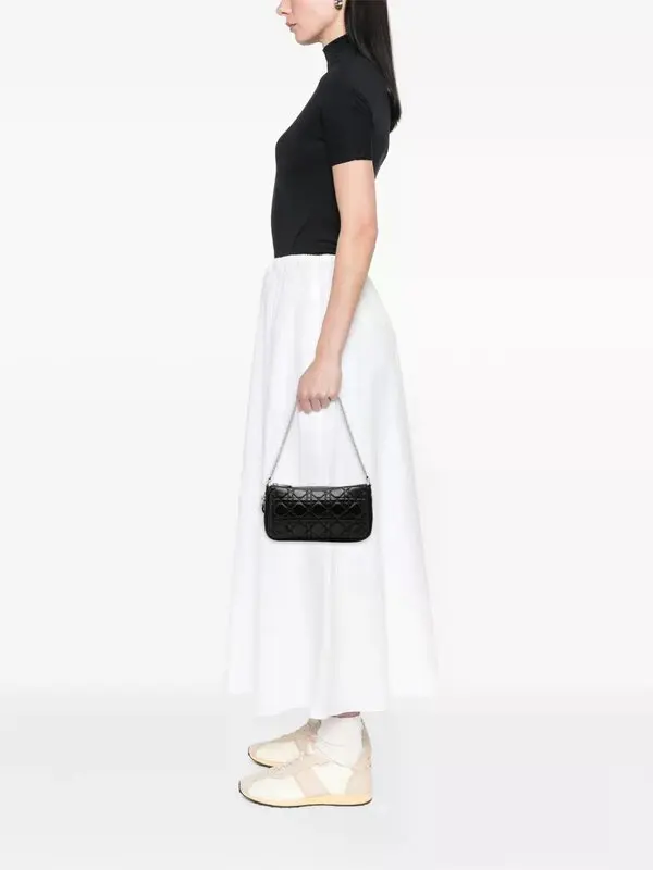Dior 2009 Lambskin Cannage Pochette Shoulder Bag
