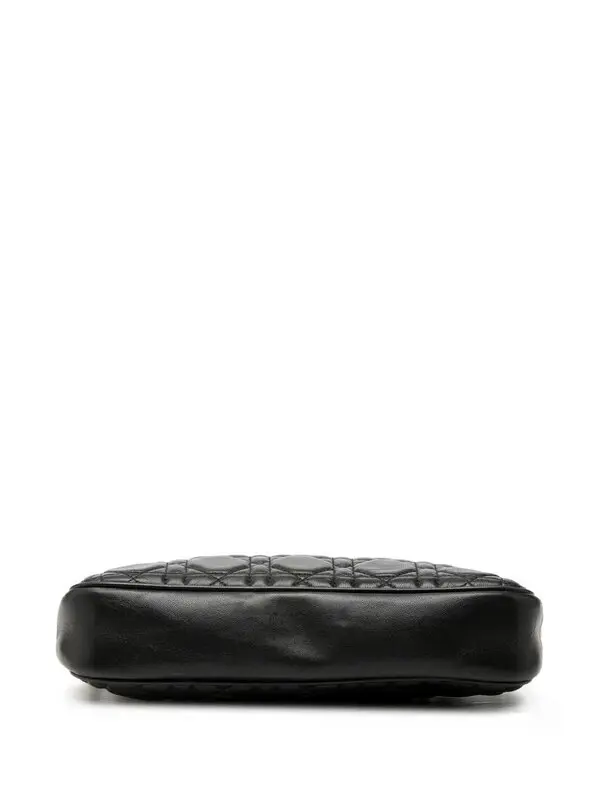 Dior 2009 Lambskin Cannage Pochette Shoulder Bag