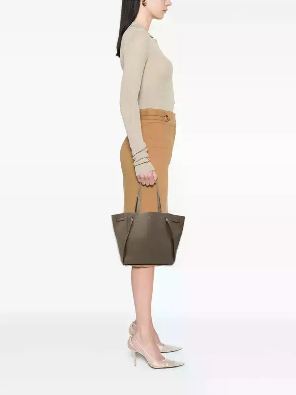 Celine 2020 Small Leather Phantom Cabas Tote Bag