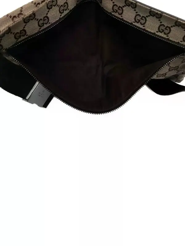 Gucci 2000-2015 Gg Canvas Double Pocket Belt Bag