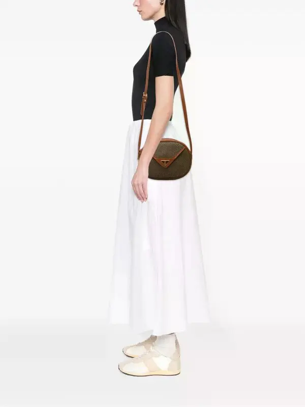 Saint Laurent Coated Canvas Crossbody Bag