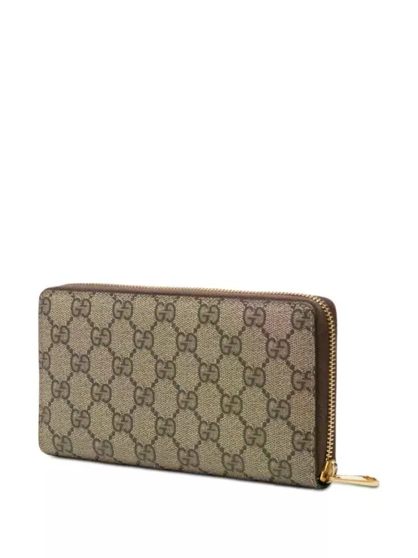 Gucci 2016-2026 Bnf Gg Supreme Bananya Zip Around Wallet Long Wallets