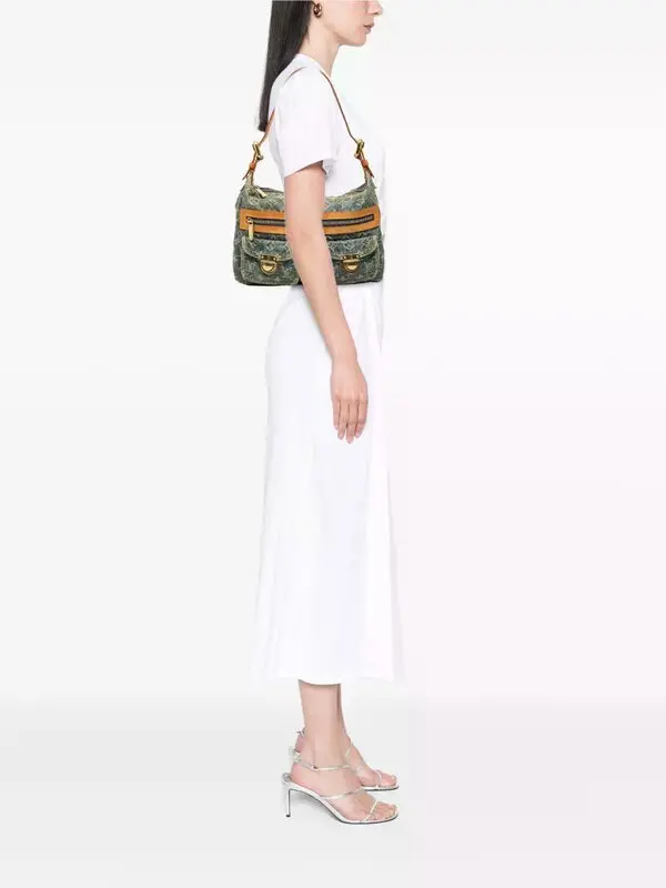 LOUIS VUITTON 2006 Monogram Denim Baggy Pm Shoulder Bag