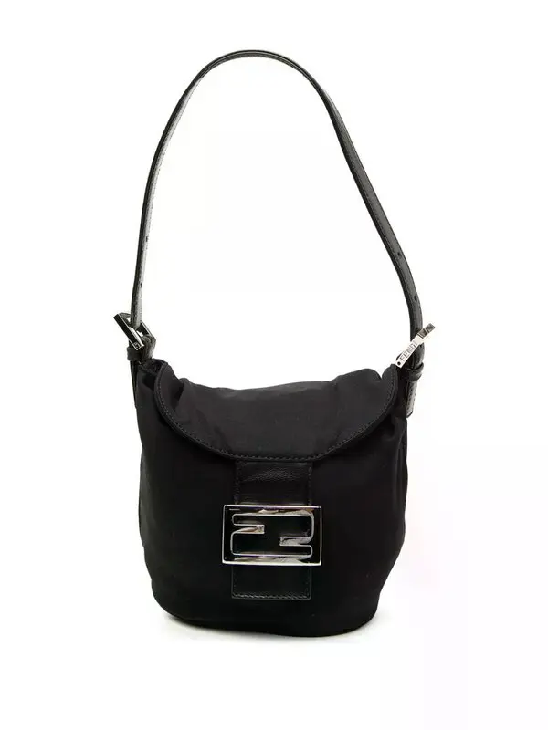Fendi 2000-2010 Nylon Handbag - Black
