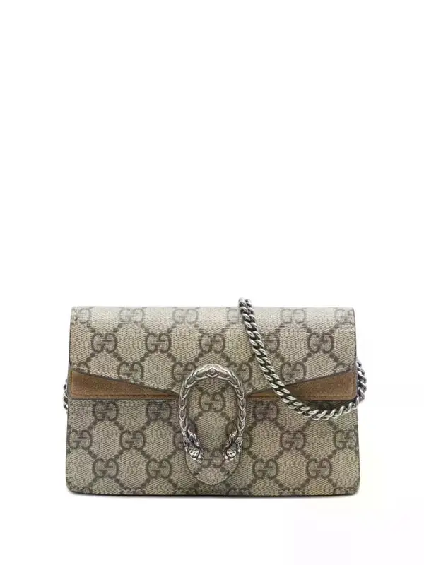 Gucci 2016-2026 Mini Gg Supreme Dionysus Crossbody Bag - Neutrals