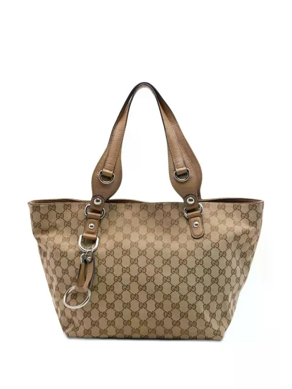 Gucci 2016-2026 Gg Canvas Icon Bit Tote Bag