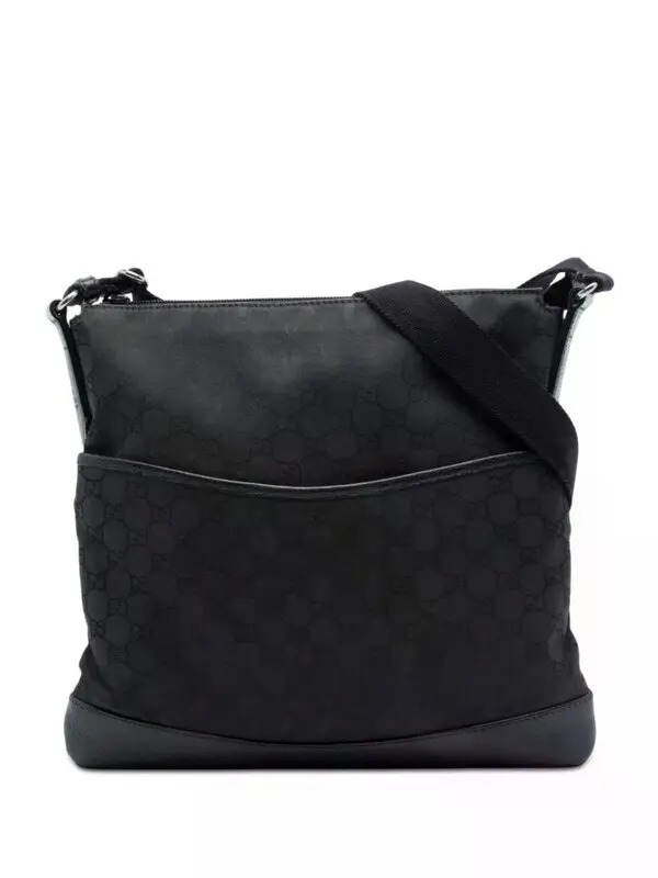 Gucci Gg Nylon Flat Messenger Bag