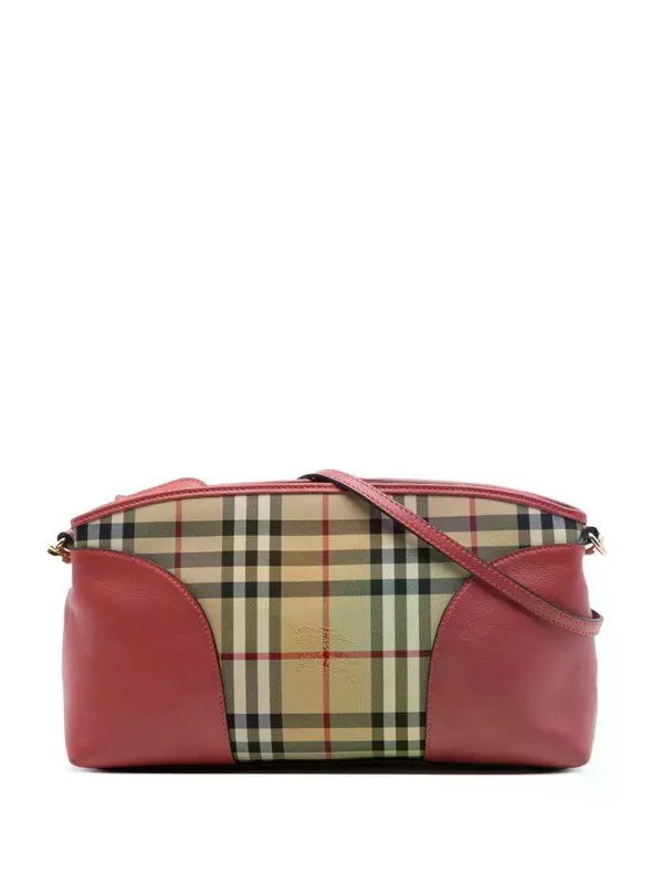 Burberry Haymarket Check Coated Canvas Chichester Crossbody Bag