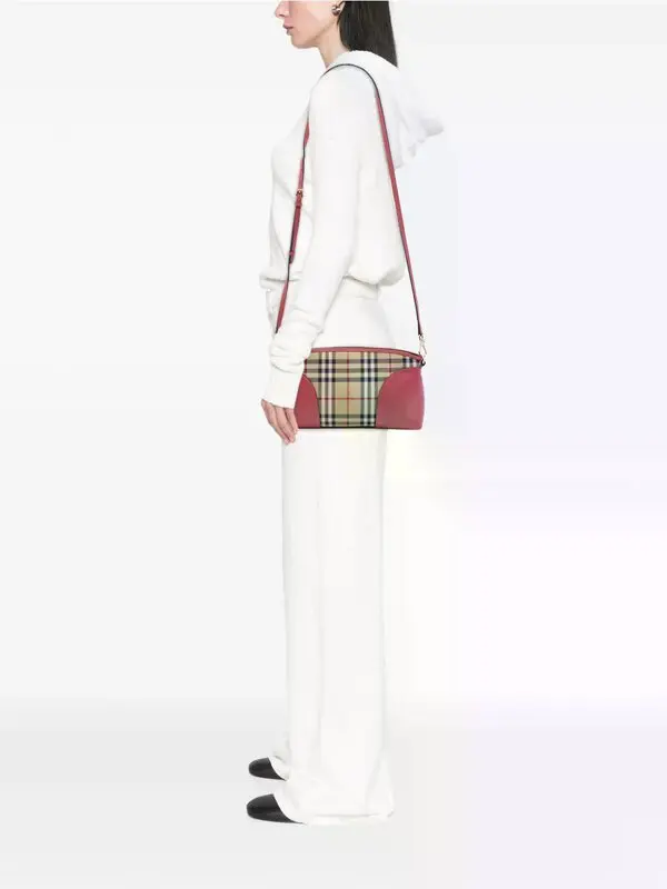 Burberry Haymarket Check Coated Canvas Chichester Crossbody Bag