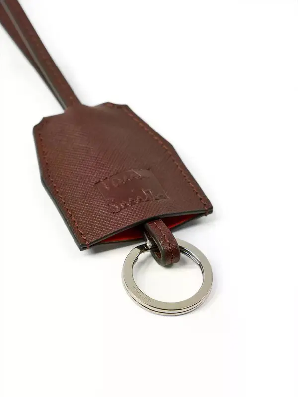 Paul Smith Dark Leather Keyring