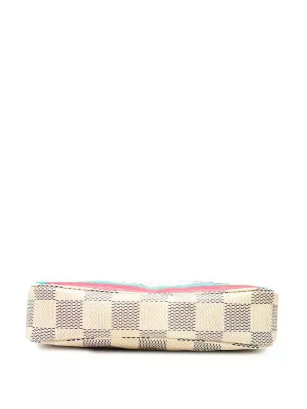 LOUIS VUITTON 2015 Damier Azur Evasion Mini Pochette Accessoires Handbag