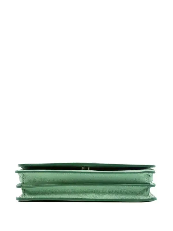Prada Saffiano Leather Wallet On Strap Crossbody Bag