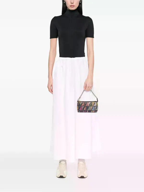 Fendi Multicolor Zucca Spalmati Chain Pochette Shoulder Bag
