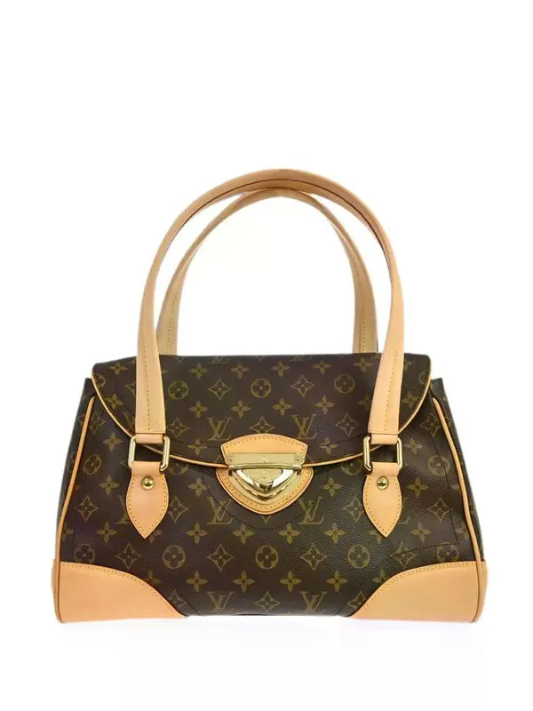 LOUIS VUITTON Monogram Beverly Gm Handbag - Brown