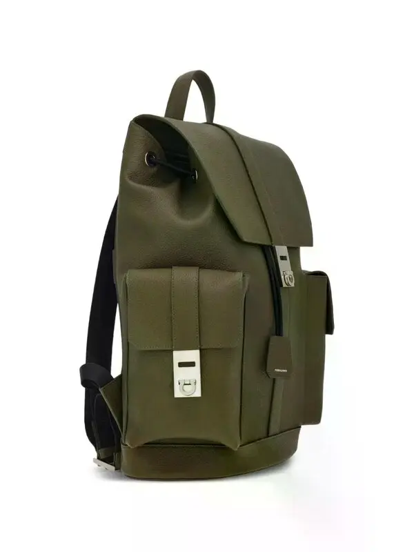 FERRAGAMO Utility Backpack With Hug Buckles