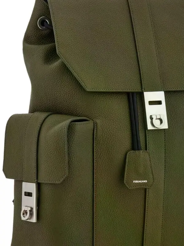 FERRAGAMO Utility Backpack With Hug Buckles