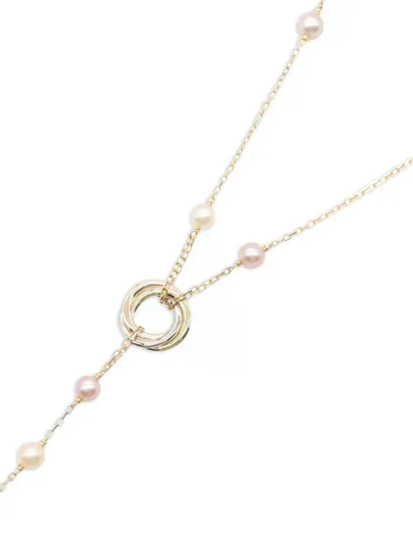 Cartier Trinity Pearl Necklace - Gold