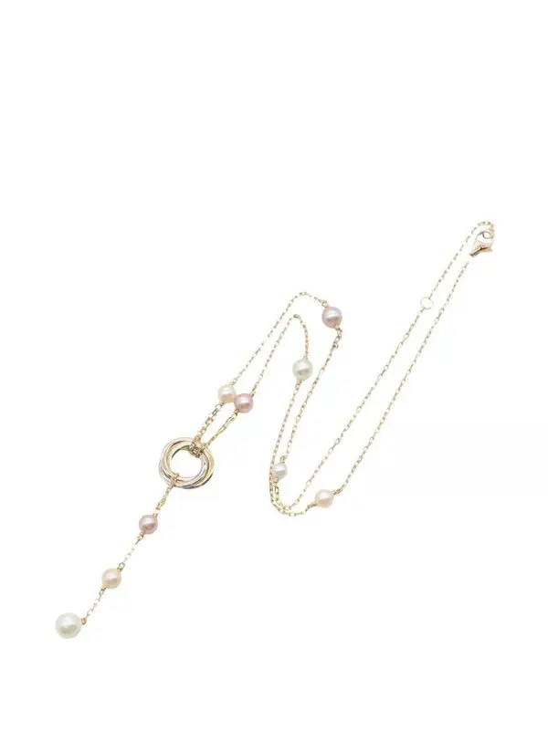 Cartier Trinity Pearl Necklace - Gold