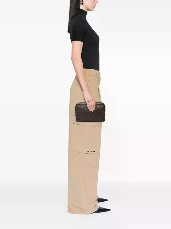 LOUIS VUITTON Monogram Canvas Trousse Toilette 23 Clutch Bag