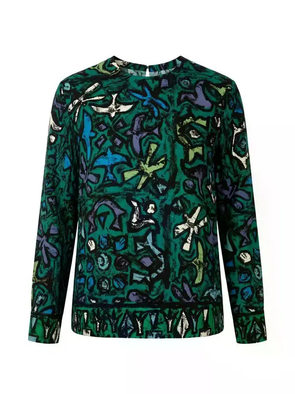 Valentino Garavani Abstract-print Top