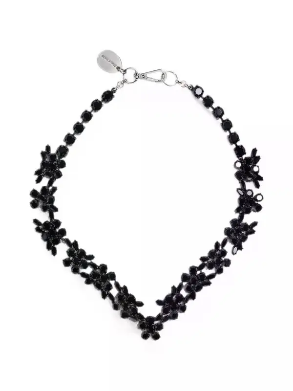Simone Rocha V-line Floral Necklace