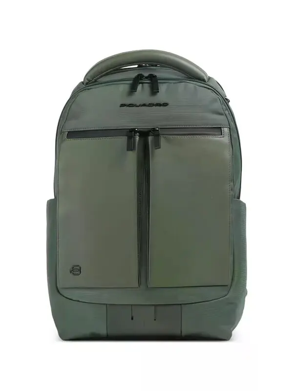 PIQUADRO Panelled Logo-plaque Backpack