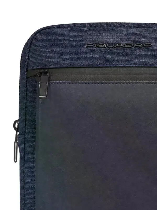 PIQUADRO Logo-plaque Panelled Backpack