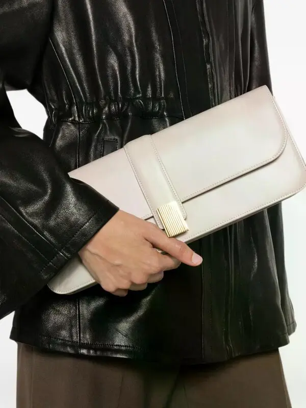 Khaite Blake Leather Clutch Bag