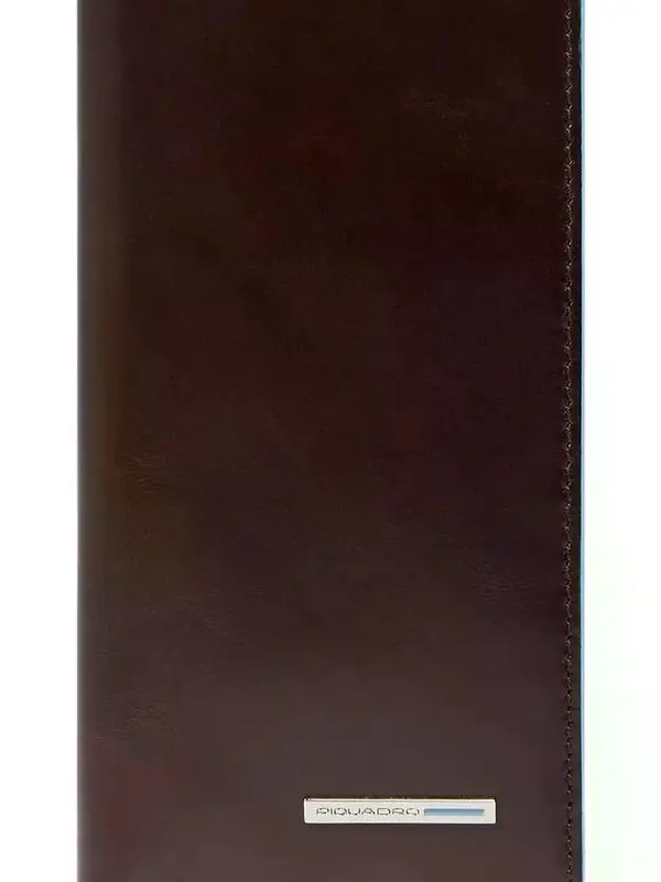 PIQUADRO Logo-plaque Leather Wallet