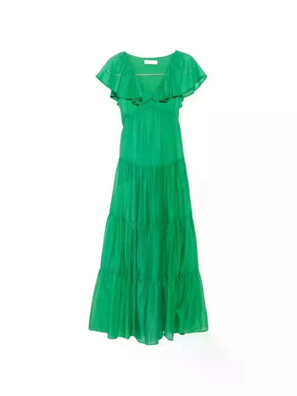 KAOS Ruffled Tiered Maxi Dress