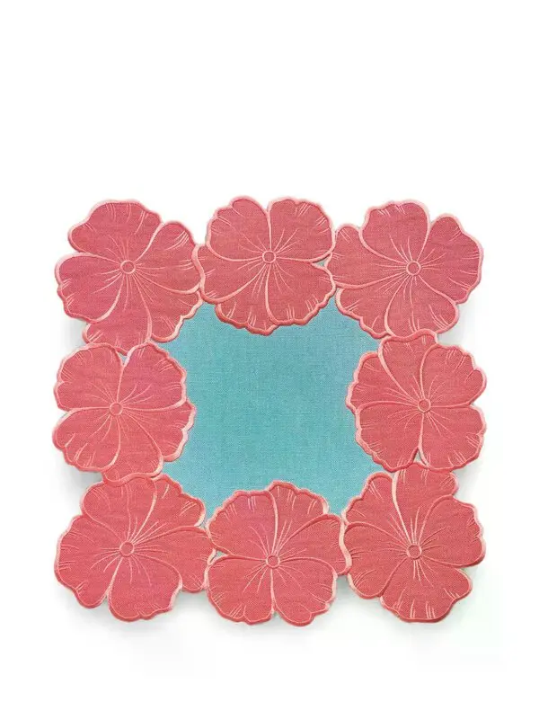 DYVOSHYV Dance Of Flower Embroidered Table-linen Set